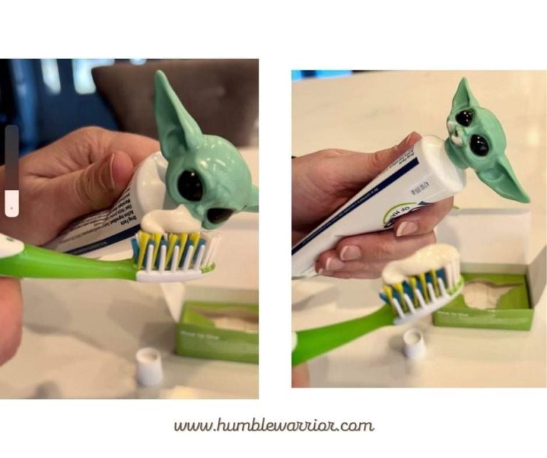 Baby Yoda Toothpaste Topper - Home of The Humble Warrior
