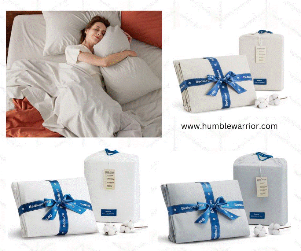 Bedsure 100% Washed Cotton Bed Sheets! - Home of The Humble Warrior