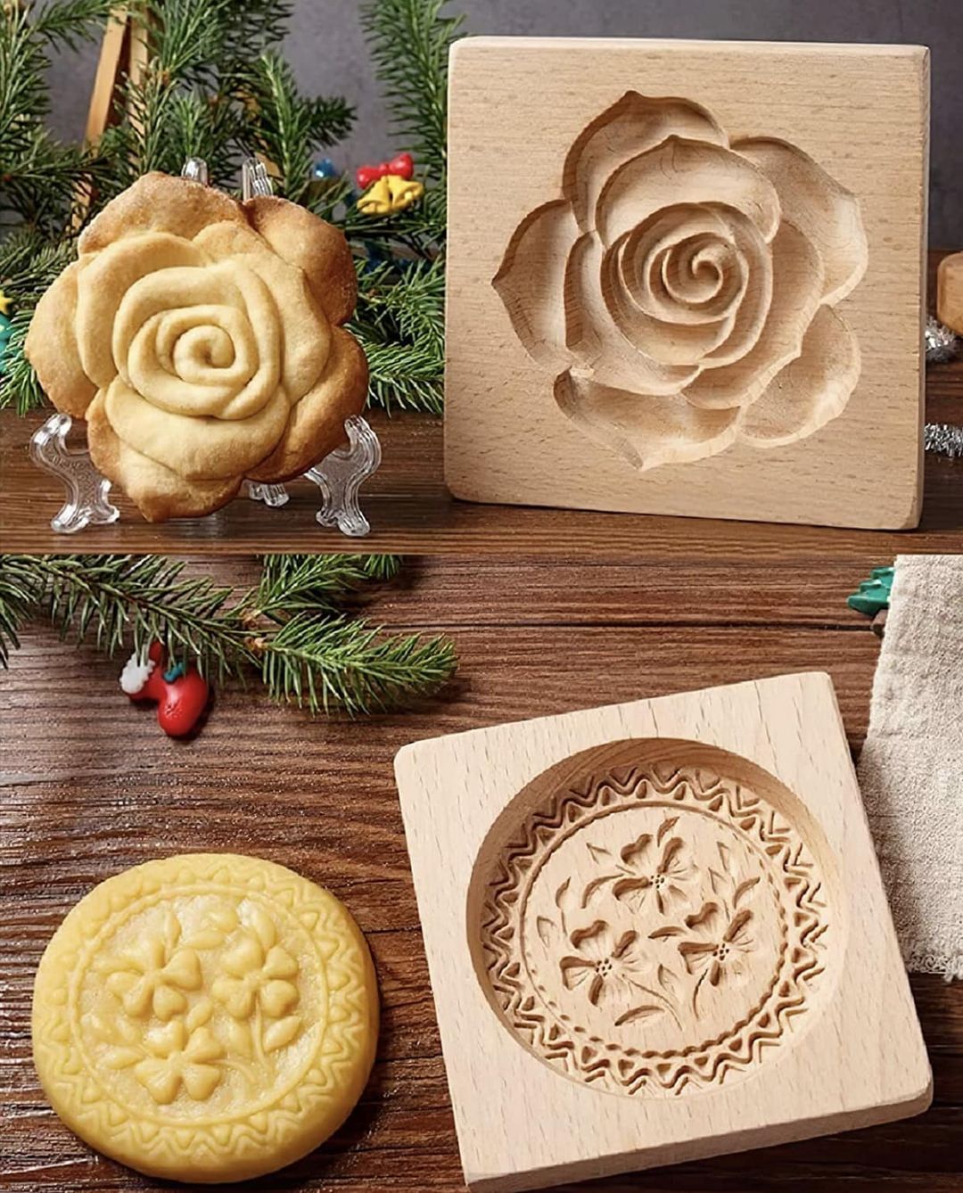 Pretty Wood Cookie Molds Home Of The Humble Warrior