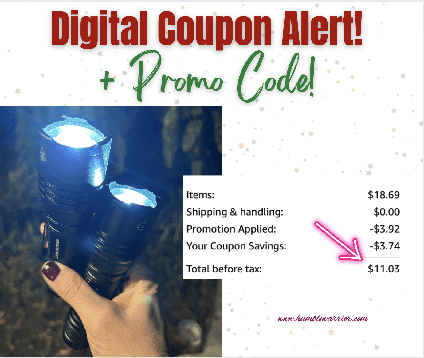 My favorite flashlights are back with a digital Q a promo too! - Home of The Humble Warrior