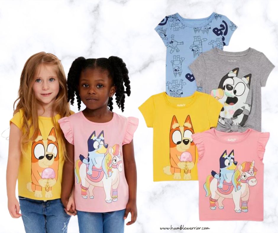 Bluey Toddler Tops - Home of The Humble Warrior