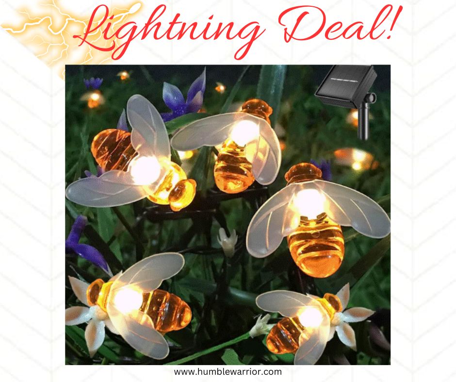 Honey Bees solar string lights! - Home of The Humble Warrior