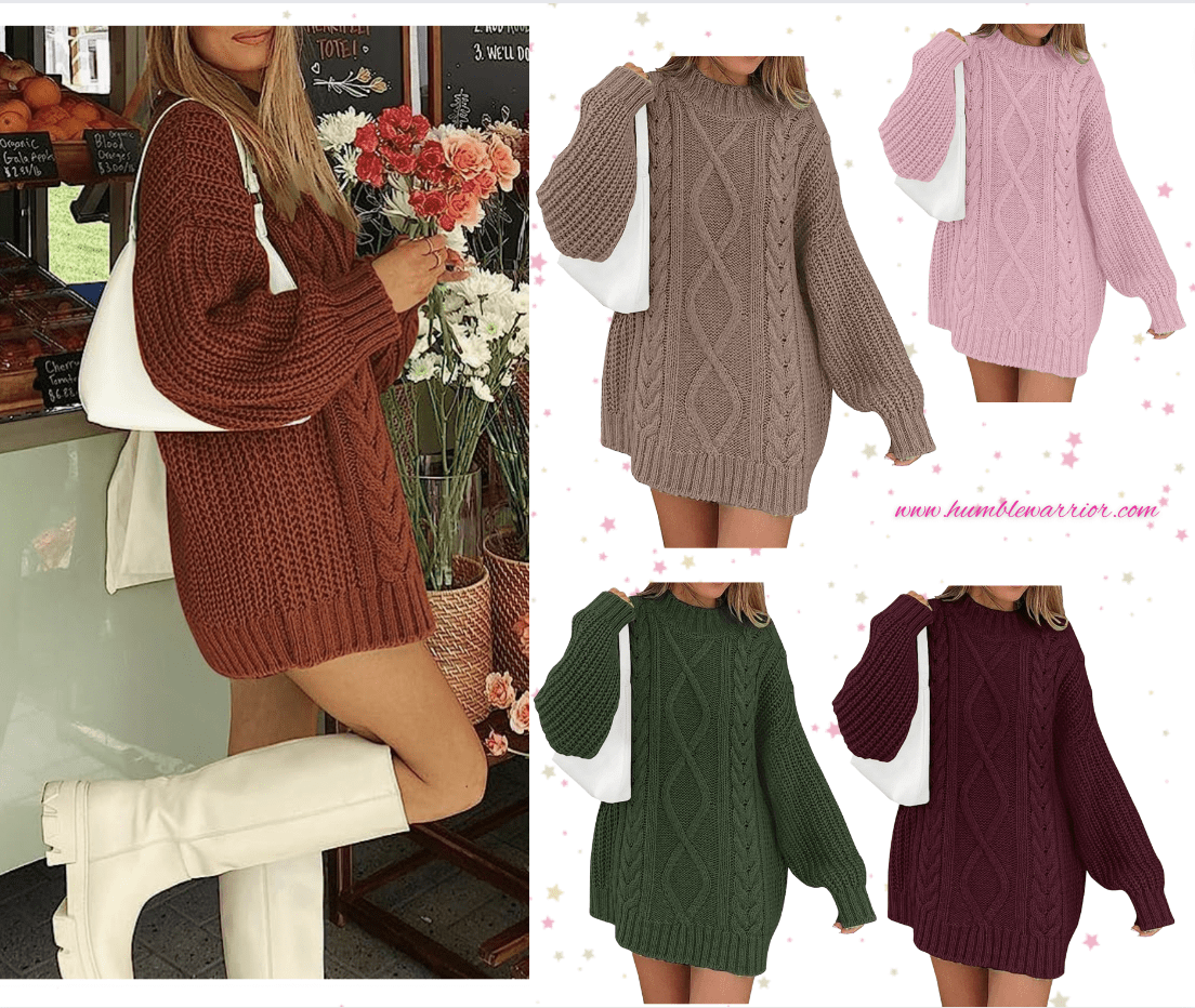 LILLUSORY Cable Knit 2023 Sweater - Home of The Humble Warrior