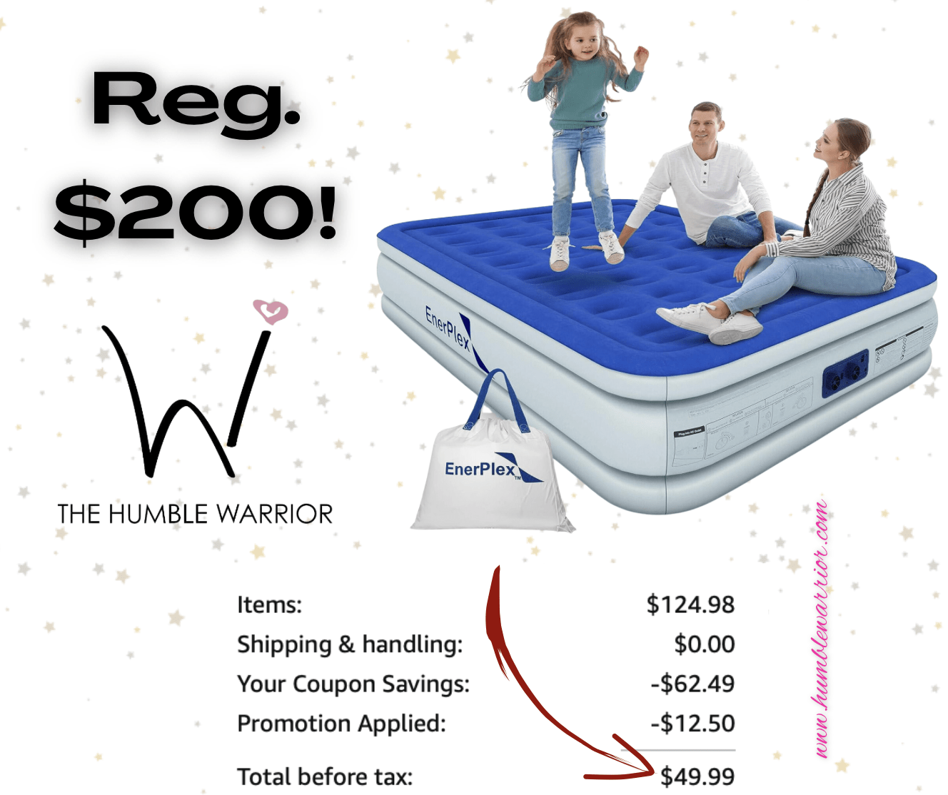 Enerplex 16 Inch King Mattress - Home of The Humble Warrior