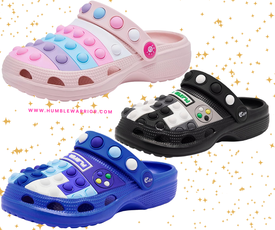 Engtoy kid's Pop-It-Clog! - Home of The Humble Warrior