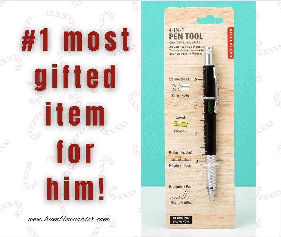 Kikkerland 4-In-1 Pen Tool - Home of The Humble Warrior