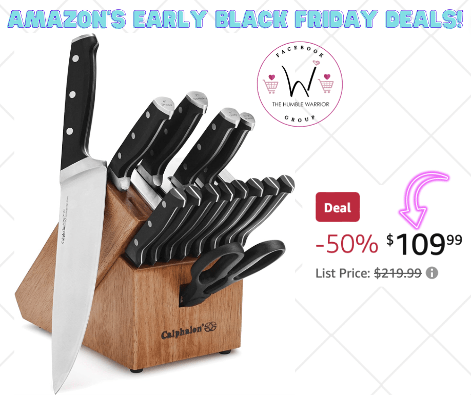 Calphalon 15 Piece Set of Self-Sharpening Knives! - Home of The Humble ...