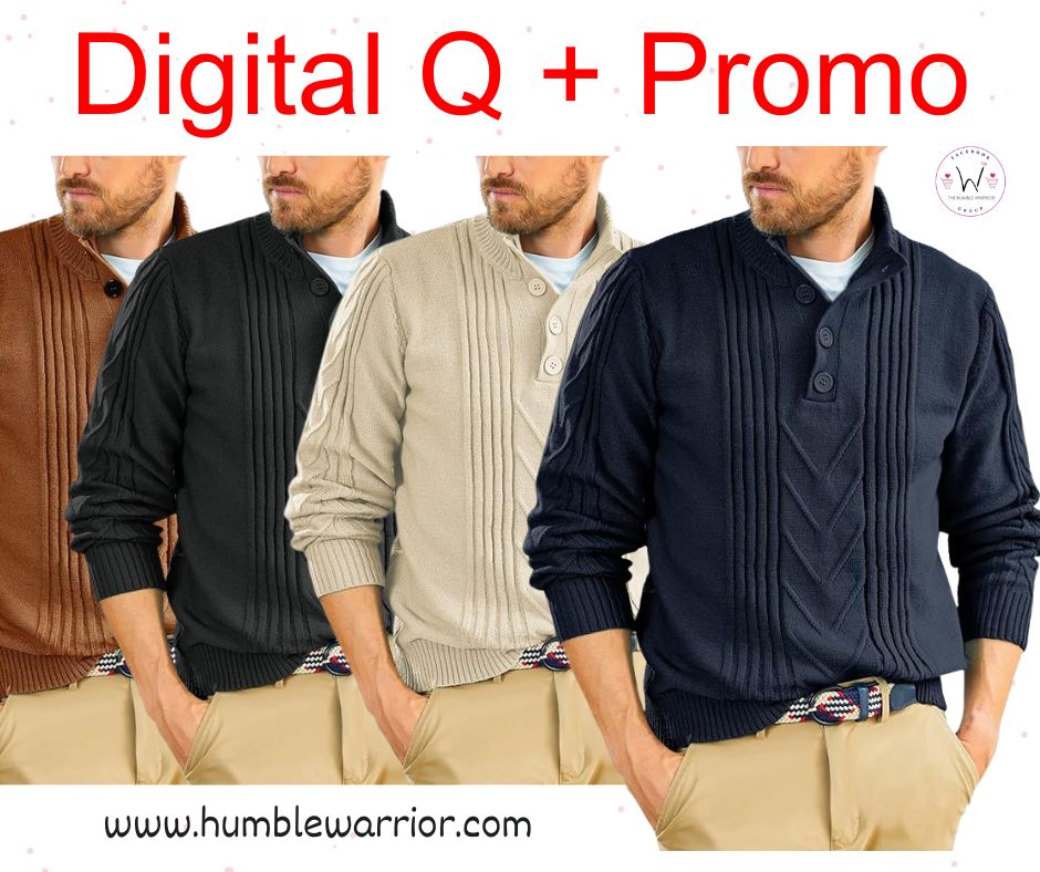 Men's PJ PAUL JONES Cable Knit Henley Sweaters - Home of The Humble Warrior