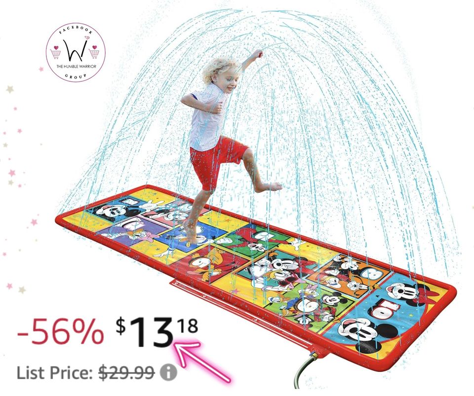 GoFloats Disney Pixar Splash Pad Mat - Home of The Humble Warrior