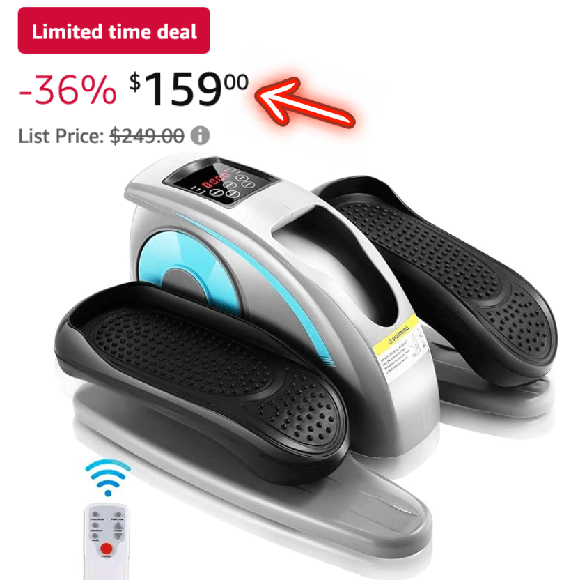 The ANCHEER Under Desk Elliptical Machine! - Home of The Humble Warrior