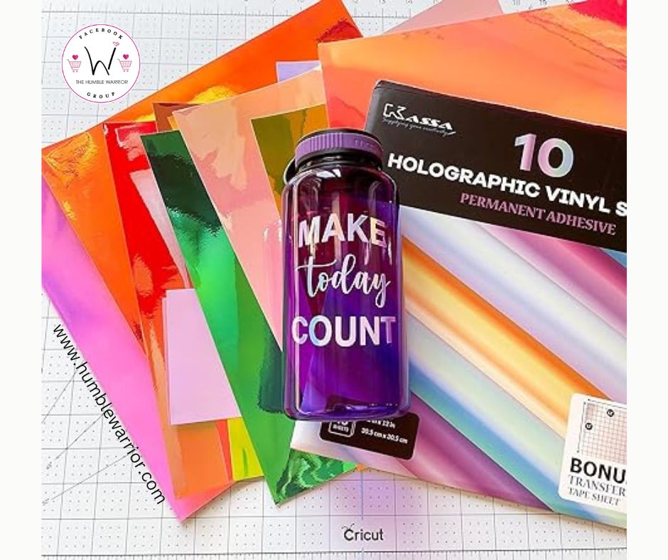 10-Pack Holographic Color-Changing Vinyl Sheets - Home of The Humble ...