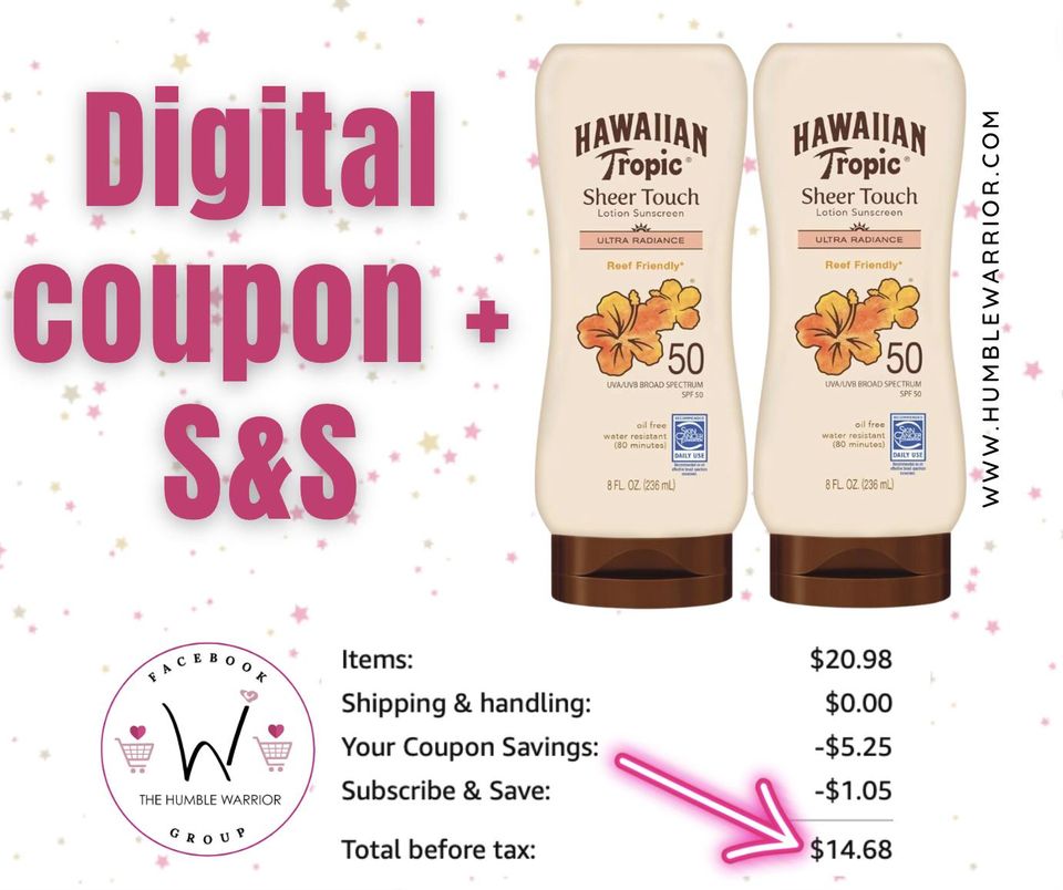 Hawaiian Tropic Sheer Touch Lotion Sunscreen SPF 50 - Home of The ...