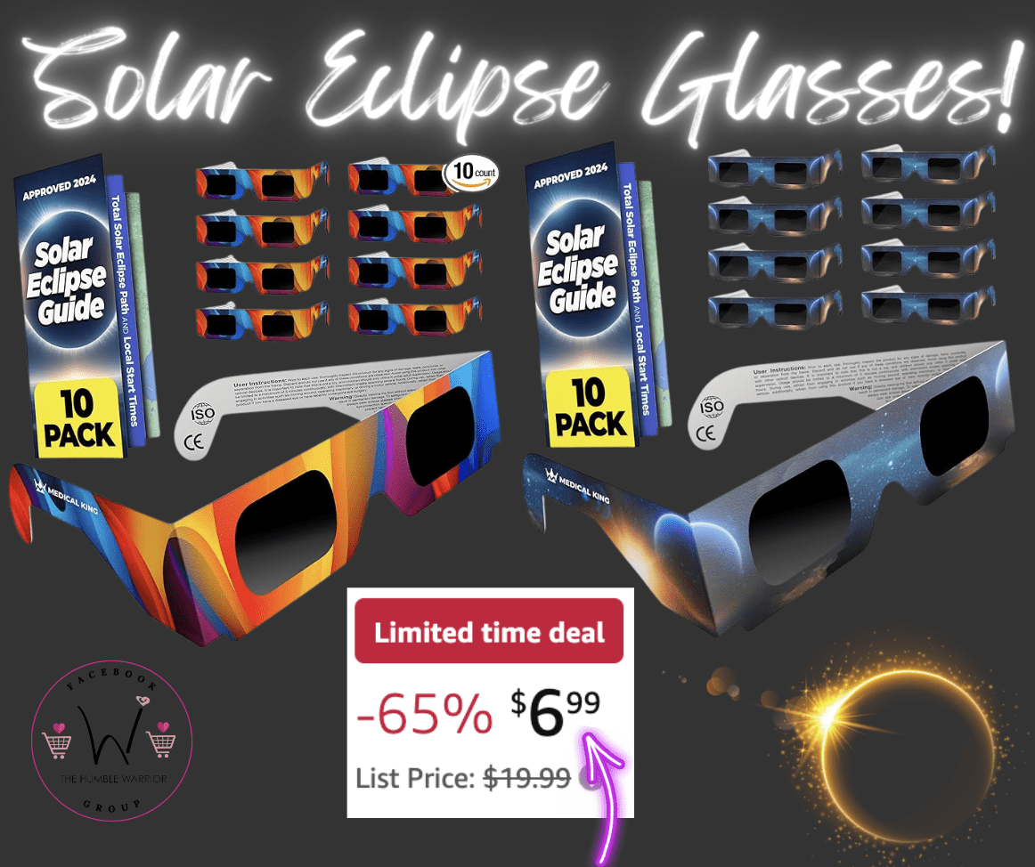 Solar Eclipse Viewing Glasses! - Home of The Humble Warrior