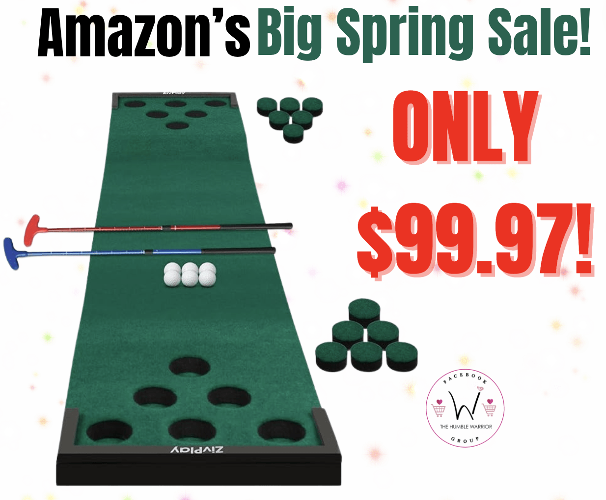 The Golf Pong Putting Game Set! - Home of The Humble Warrior