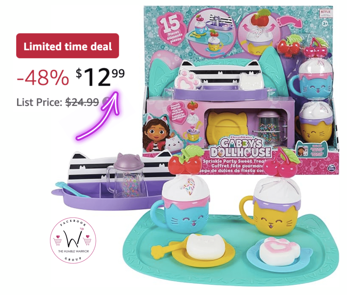 The Gabby’s Dollhouse, Sprinkle Party Sweet Treat Set! - Home of The ...