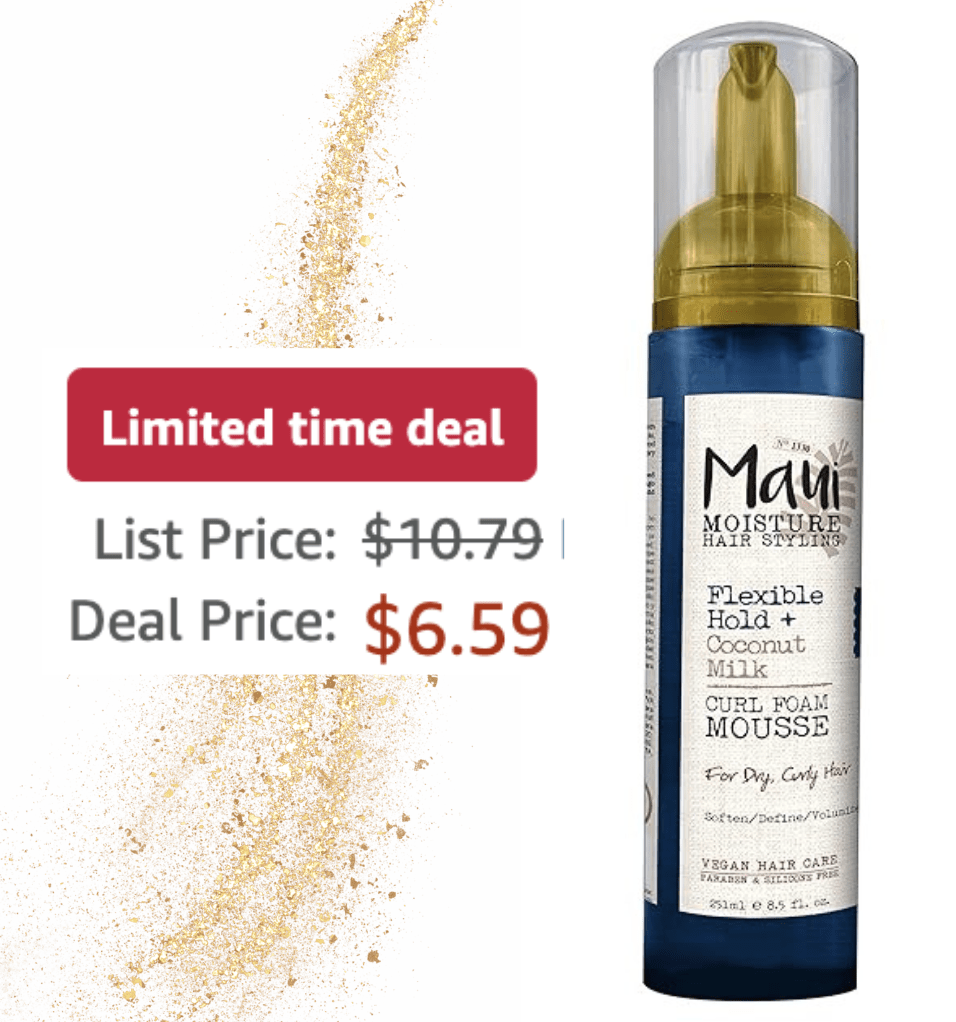 The Maui Moisture Flexible Hold + Coconut Milk Curl Foam Mousse! - Home ...