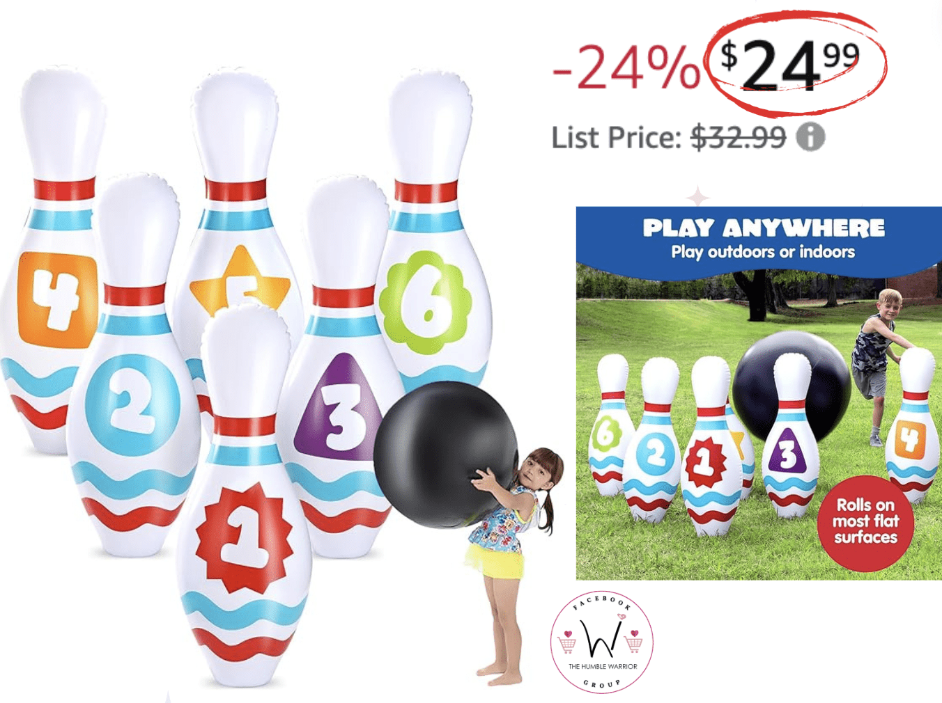 The JOYIN Giant Inflatable Bowling Set for Kids and Adults! - Home of ...