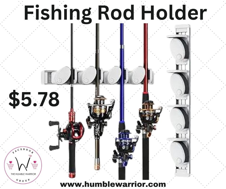 Vertical Fishing Rod Holder - Home of The Humble Warrior