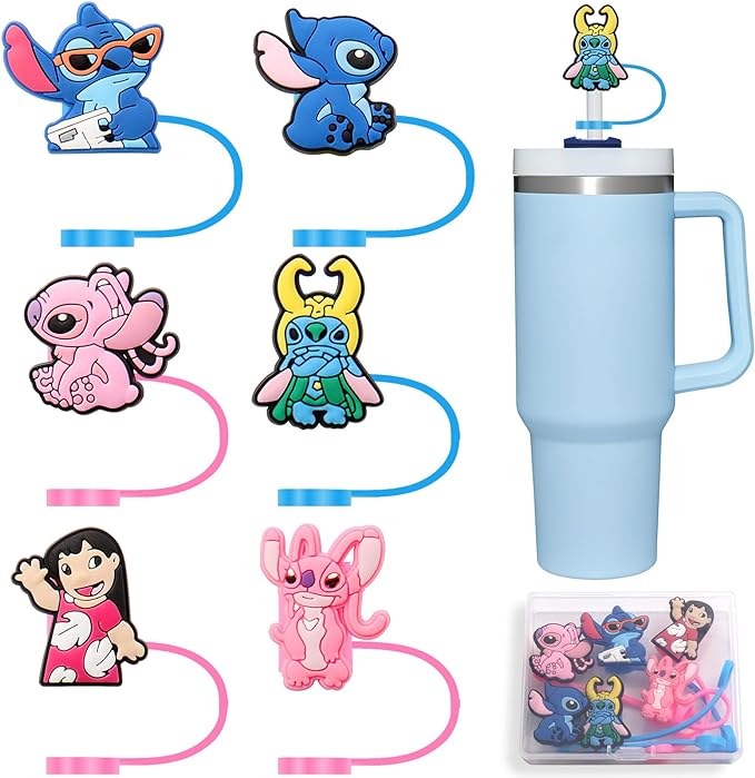 6-pack of Lilo & Stitch Straw covers! - Home of The Humble Warrior