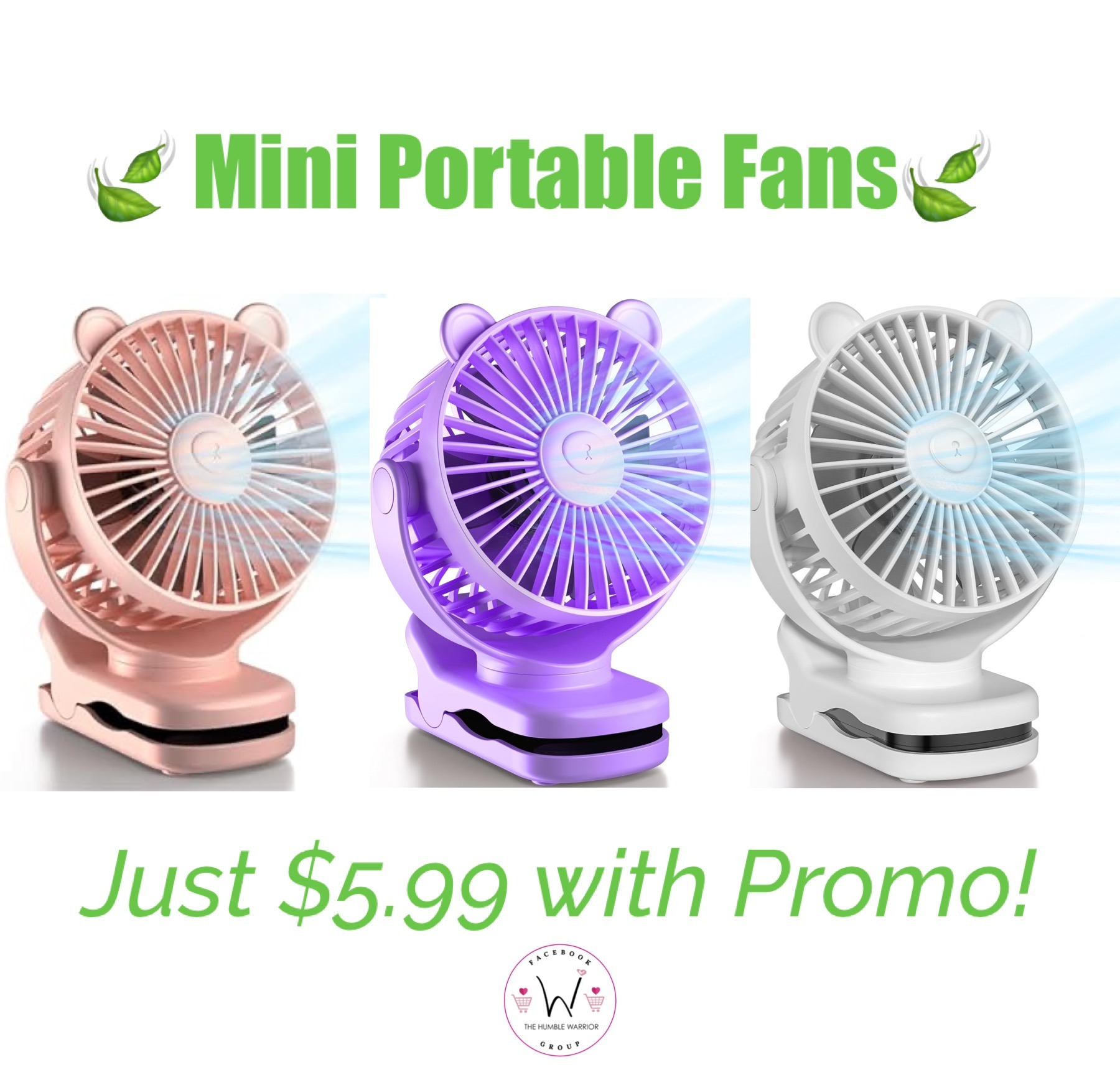 MINI CLIP-ON FANS! - Home of The Humble Warrior