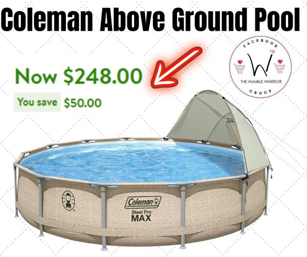 Coleman® Steel Pro MAX™ Above Ground Pool - Home of The Humble Warrior