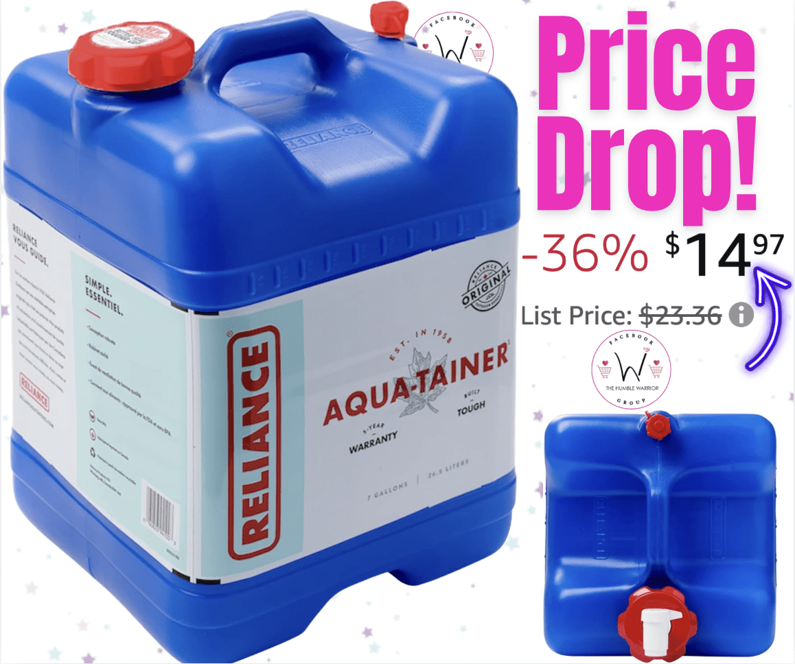 7 Gallon Aqua-Tainer! - Home of The Humble Warrior