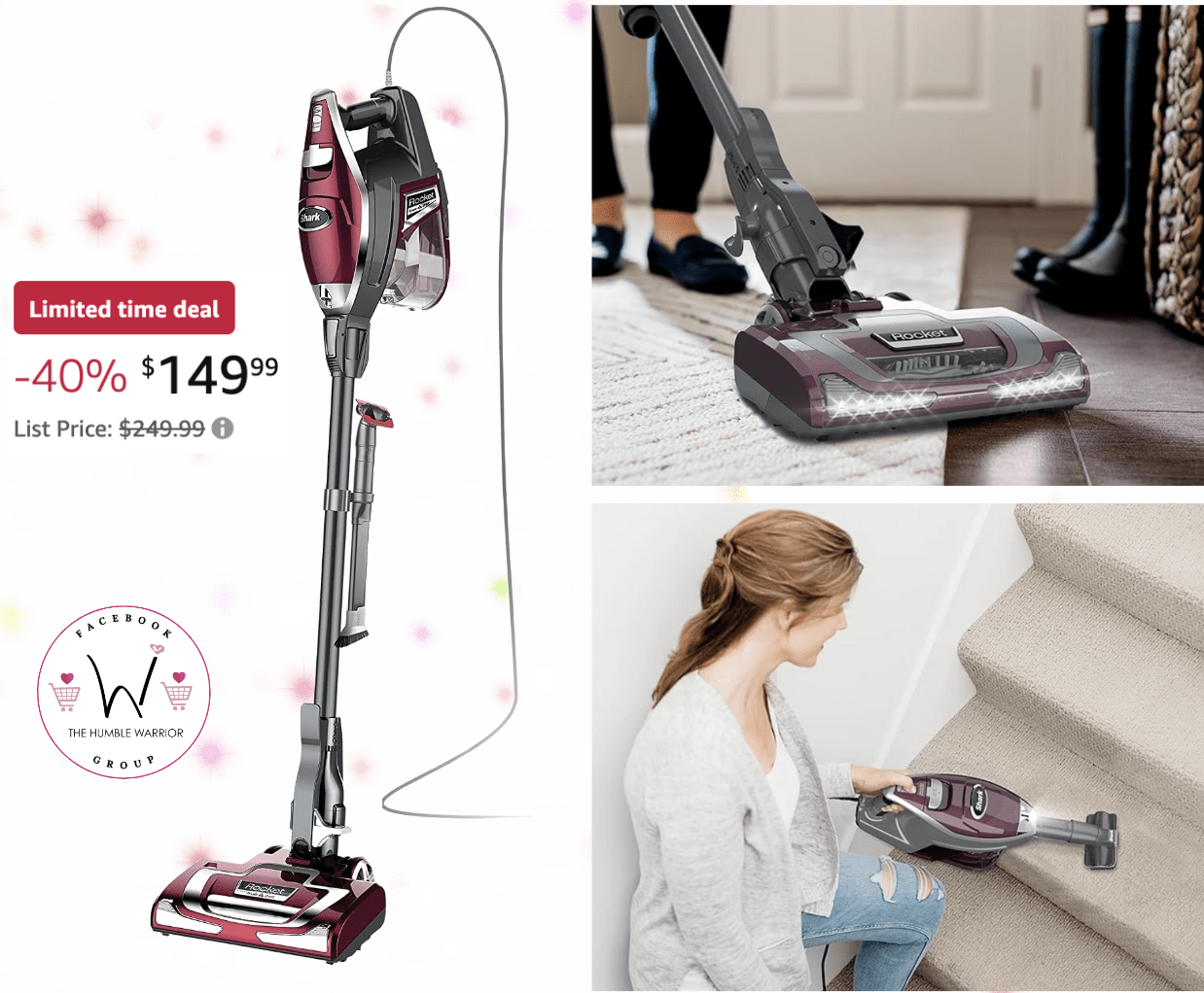 Shark HV322 rocket deluxe pro corded vacuum! - Home of The Humble Warrior