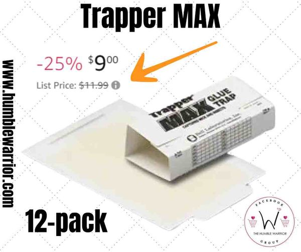 12-pack of Glue Traps by Trapper Max - Home of The Humble Warrior