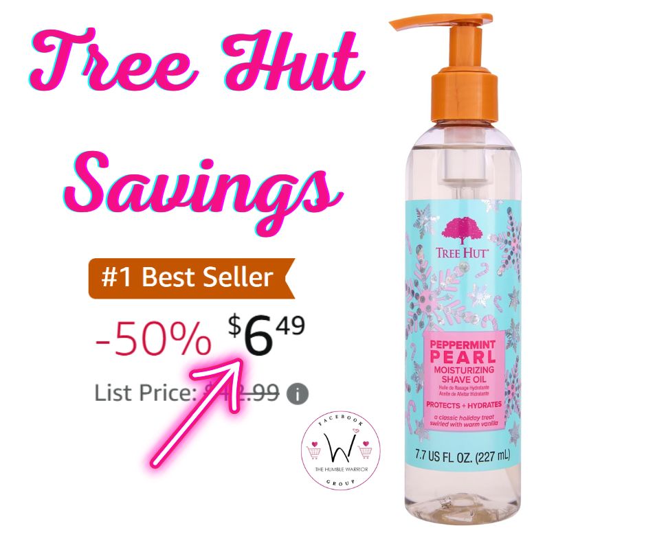 Tree Hut Peppermint Pearl Shave Oil - Home of The Humble Warrior