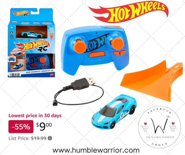 Hot Wheels RC 1:64 Scale C8 Corvette - Home of The Humble Warrior