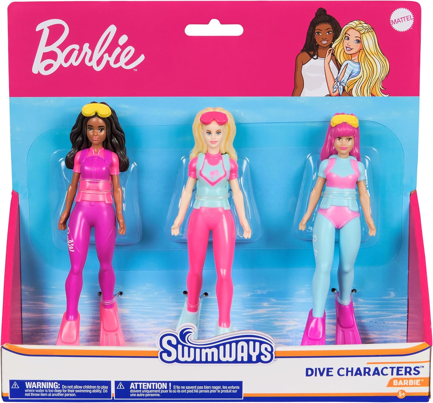 SwimWays Barbie Dive Characters 3-Pack! - Home of The Humble Warrior